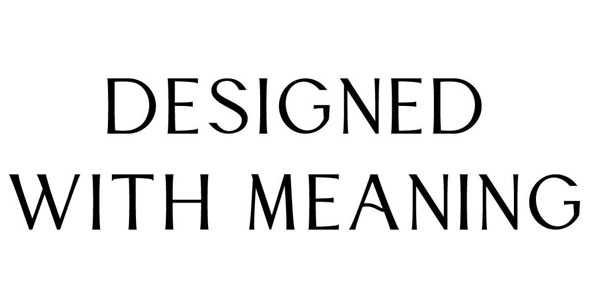 Designed With Meaning – Bespoke Customizable Designs by Eric Gibbons